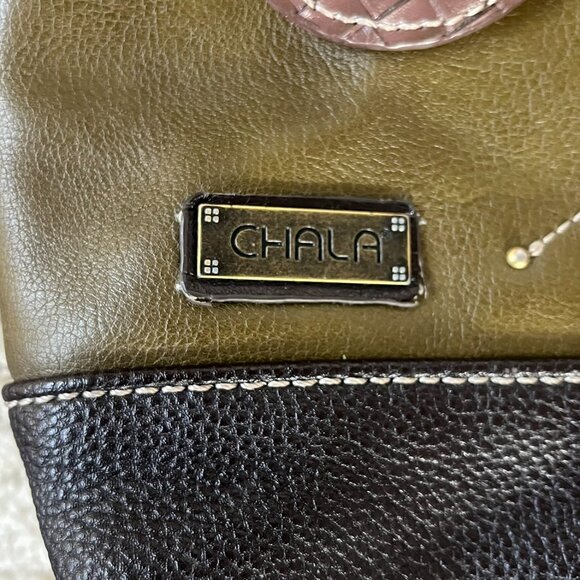 Chala | Bags | Chala Leather Fox Shoulder Cross Body Purse With Racoon ...